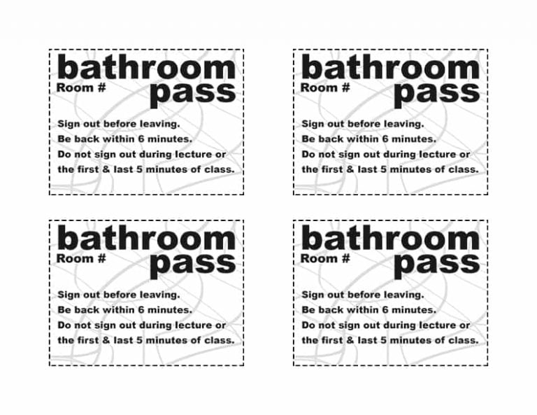8 Bathroom Pass Ideas For A Smart And Simple Classroom - The Big Ideas ...