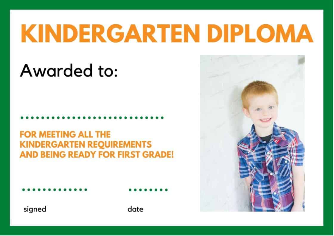 7 Free & Editable Kindergarten Graduation Certificates That Will Melt ...